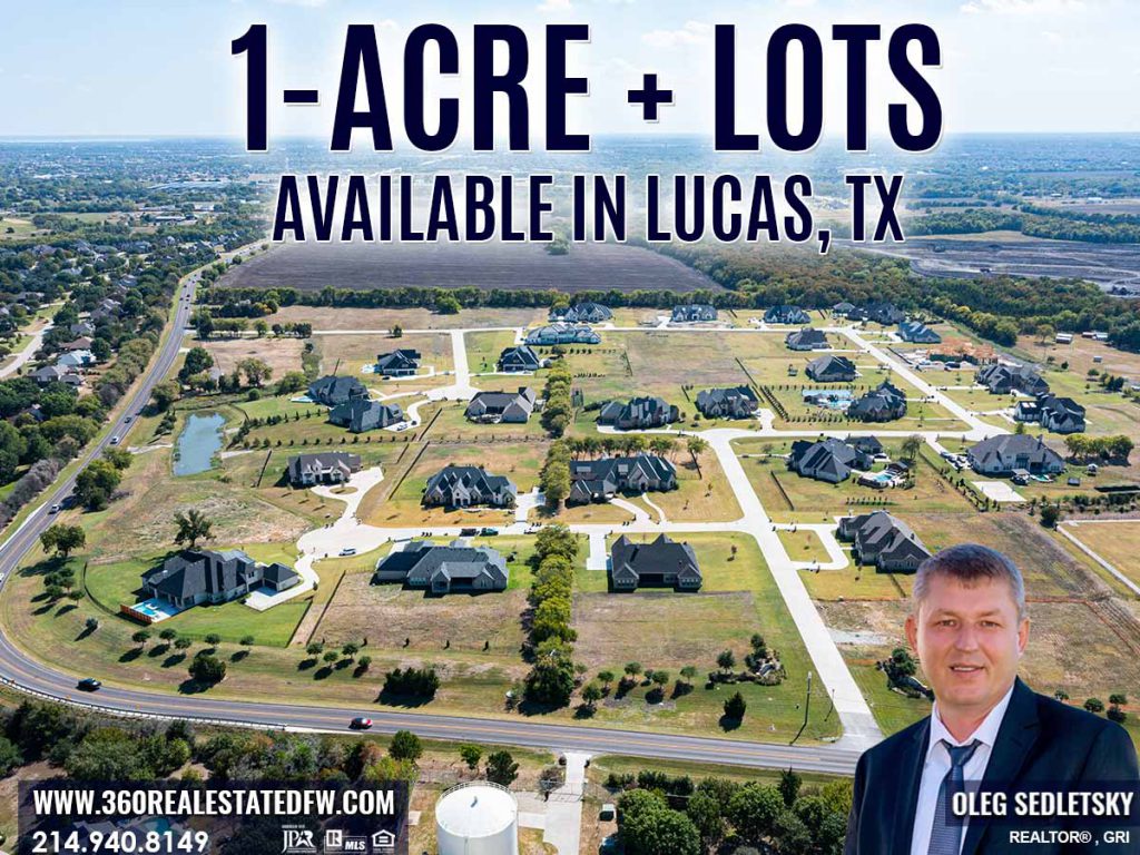 1-Acre Lots Available For Custom Home Construction in Lucas TX - Oleg ...