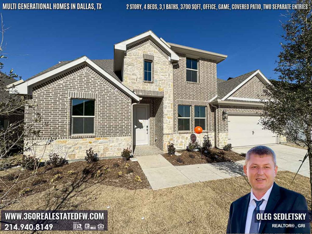 Discover The Excellent New Construction Multi-Generational Home in the ...