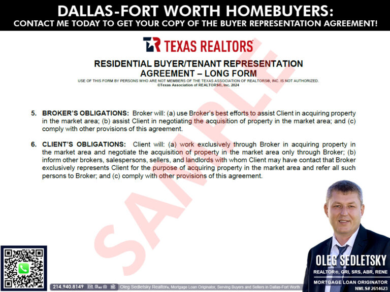 Texas Buyer Representation Agreement: What is it, Why and When It's ...